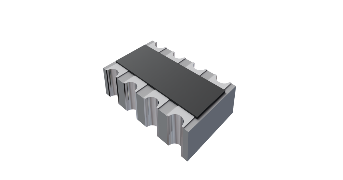 HRRACV Series Hi-Reliability Chip Resistor Array - Concave | AEM, Inc.